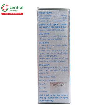 Thuốc Calsid 1250 bổ sung calci điều trị loãng xương, còi xương