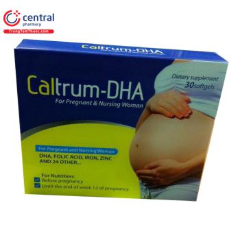 Thuốc Caltrum - DHA cung cấp dưỡng chất cần thiết nhất cho thai nhi