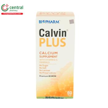 Thuốc Calvin Plus bổ sung calci, vitamin D3, phòng ngừa loãng xương