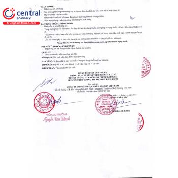 Thuốc CamlyHEPATINsof: tác dụng, cách dùng và giá bán