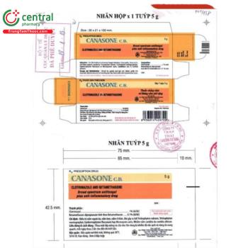 Thuốc Canasone C.B. trị nấm ngoài da, nấm candida giá bao nhiêu?