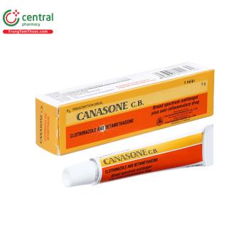 Thuốc Canasone C.B. trị nấm ngoài da, nấm candida giá bao nhiêu?
