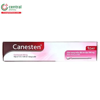 Thuốc đặt âm đạo Canesten 1 Day 500mg trị viêm âm đạo do nấm Candida
