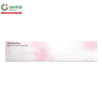 Thuốc đặt âm đạo Canesten 1 Day 500mg trị viêm âm đạo do nấm Candida