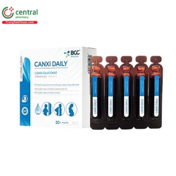Canxi Daily hỗ trợ duy trì độ chắc khỏe của xương và răng