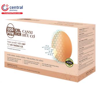 [CHÍNH HÃNG] Thuốc Canxi Hữu Cơ DDA - Cal Powder giúp bổ sung canxi