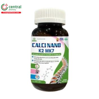 Calci Nano K2 MK7 Zena tăng chiều cao, ngừa còi xương, loãng xương