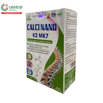 Calci Nano K2 MK7 Zena tăng chiều cao, ngừa còi xương, loãng xương