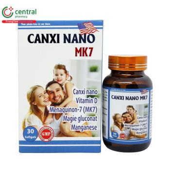 Canxi Nano MK7 Dược Minh Chiến hỗ trợ tăng chiều cao, chắc khỏe xương