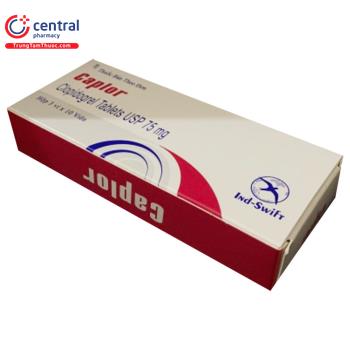 [CHÍNH HÃNG] Thuốc Caplor 75mg dự phòng đột quỵ, nhồi máu cơ tim