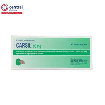 Thuốc Carsil 90mg - Thuốc bổ gan từ thiên nhiên an toàn, hiệu quả