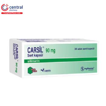 Thuốc Carsil 90mg - Thuốc bổ gan từ thiên nhiên an toàn, hiệu quả