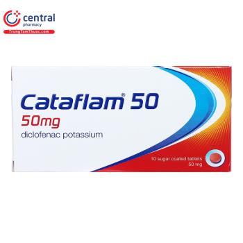 Thuốc Cataflam 50mg - Thuốc trị viêm xương khớp, đau cột sống