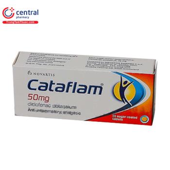 Thuốc Cataflam 50mg - Thuốc trị viêm xương khớp, đau cột sống