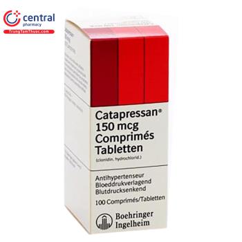 [CHÍNH HÃNG] Thuốc Catapressan 150mcg điều trị tăng huyết áp