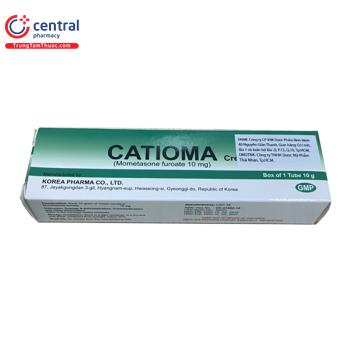 Thuốc Catioma Cream điều trị vẩy nến, viêm da cơ địa dị ứng
