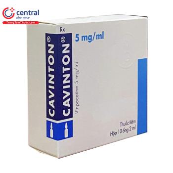 Thuốc Cavinton 5mg/ml trị rối loạn tuần hoàn máu não