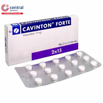 [CHÍNH HÃNG] Thuốc Cavinton Forte 10mg trị rối loạn tuần hoàn não