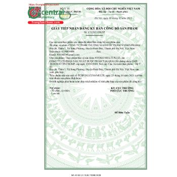 Thuốc Nyoko Multi Pluz cung cấp vitamin hỗ trợ tăng sức đề kháng cho cơ thể