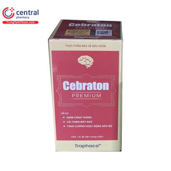 [CHÍNH HÃNG] Thuốc Cebraton Premium giảm đau đầu mất ngủ
