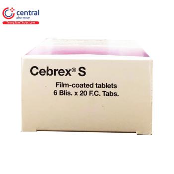 [CHÍNH HÃNG] Thuốc Cebrex S 80mg điều trị rối loạn tuần hoàn não