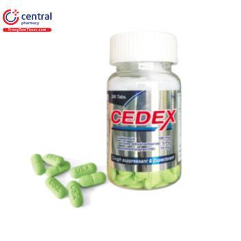 Thuốc Cedex (Lọ 200 viên) giúp điều trị ho do kích ứng, dị ứng