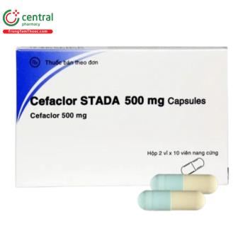 Thuốc Cefaclor STADA 500mg - Kháng sinh cephalosporin diệt khuẩn phổ rộng