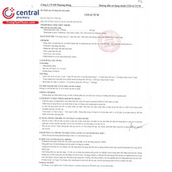 [CHÍNH HÃNG] Thuốc Cefactum 300mg điều trị nhiễm khuẩn đường hô hấp