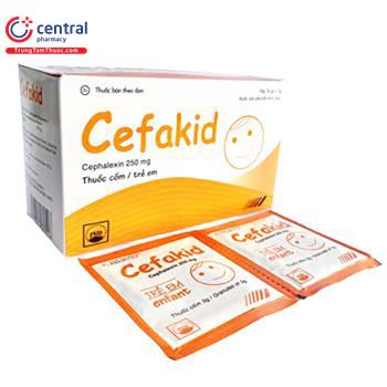 [CHÍNH HÃNG] Thuốc cốm Cefakid 250mg: tác dụng, chỉ định
