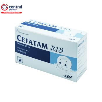 Thuốc Cefatam kid - Điều trị tình trạng nhiễm khuẩn mức độ nhẹ và vừa
