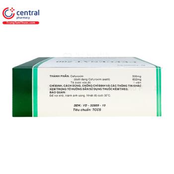 [CHÍNH HÃNG] Thuốc Cefcenat 500 - điều trị nhiễm khuẩn