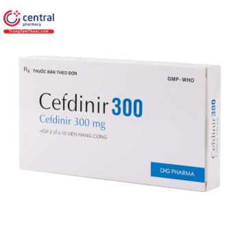 Thuốc Cefdinir 300 DHG - thuốc điều trị nhiễm khuẩn