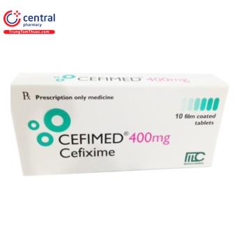 [CHÍNH HÃNG] Thuốc Cefimed 400mg điều trị nhiễm khuẩn hô hấp