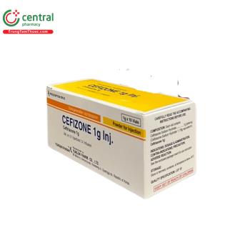 Thuốc Cefizone 1g Inj.: Cách dùng - liều dùng, lưu ý khi dùng