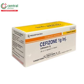 Thuốc Cefizone 1g Inj.: Cách dùng - liều dùng, lưu ý khi dùng