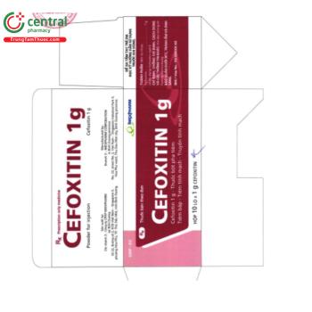 Thuốc Cefoxitin 1g Imexpharm-điều trị nhiễm khuẩn đường hô hấp