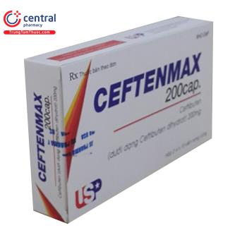 Thuốc Ceftenmax 200 cap điều trị nhiễm khuẩn đường hô hấp