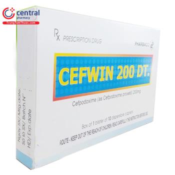 Thuốc Cefwin 200 DT điều trị nhiễm trùng hô hấp, tiết niệu, da