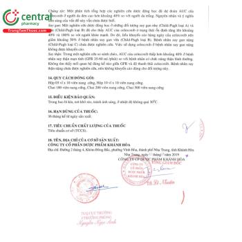 Thuốc Celecoxib 200mg Khapharco - Giảm đau, chống viêm