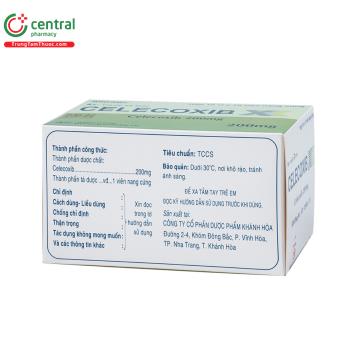 Thuốc Celecoxib 200mg Khapharco - Giảm đau, chống viêm