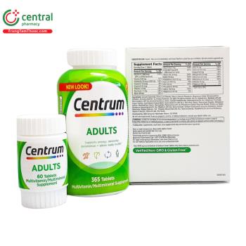 Thuốc Centrum Adults - Cung cấp đầy đủ vitamin, khoáng chất cần thiết