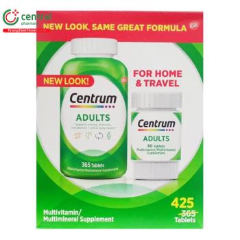 Thuốc Centrum Adults - Cung cấp đầy đủ vitamin, khoáng chất cần thiết