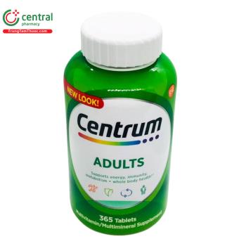 Thuốc Centrum Adults - Cung cấp đầy đủ vitamin, khoáng chất cần thiết