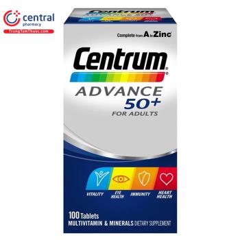 [CHÍNH HÃNG] Centrum Advanced 50+ cung cấp dinh dưỡng cho người tuổi ...