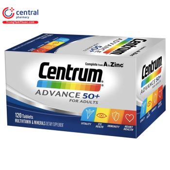 [CHÍNH HÃNG] Centrum Advanced 50+ cung cấp dinh dưỡng cho người tuổi ...