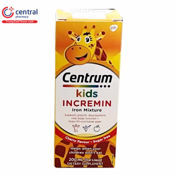 [CHÍNH HÃNG] Thuốc Centrum Kids Incremin Iron - Trẻ lớn khỏe mẹ vui
