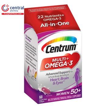 [CHÍNH HÃNG] Centrum multi + omega-3 women 50+ Trao sức khỏe cho phụ nữ ...