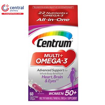 [CHÍNH HÃNG] Centrum multi + omega-3 women 50+ Trao sức khỏe cho phụ nữ ...