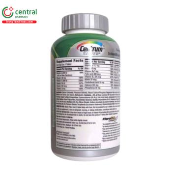 Thuốc Centrum Silver Adults 50+ tăng sức khoẻ, bổ sung dinh dưỡng