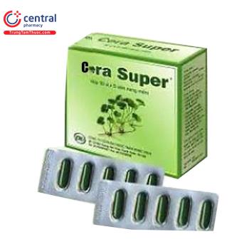 Thuốc Cera Super - Thuốc giúp lợi mật, giảm mỡ máu, bảo vệ gan
